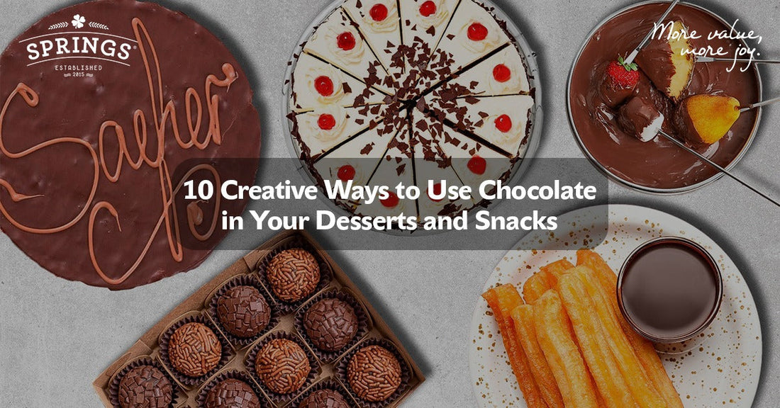 10 Creative Ways to Use Chocolate in Your Desserts and Snacks – Springs