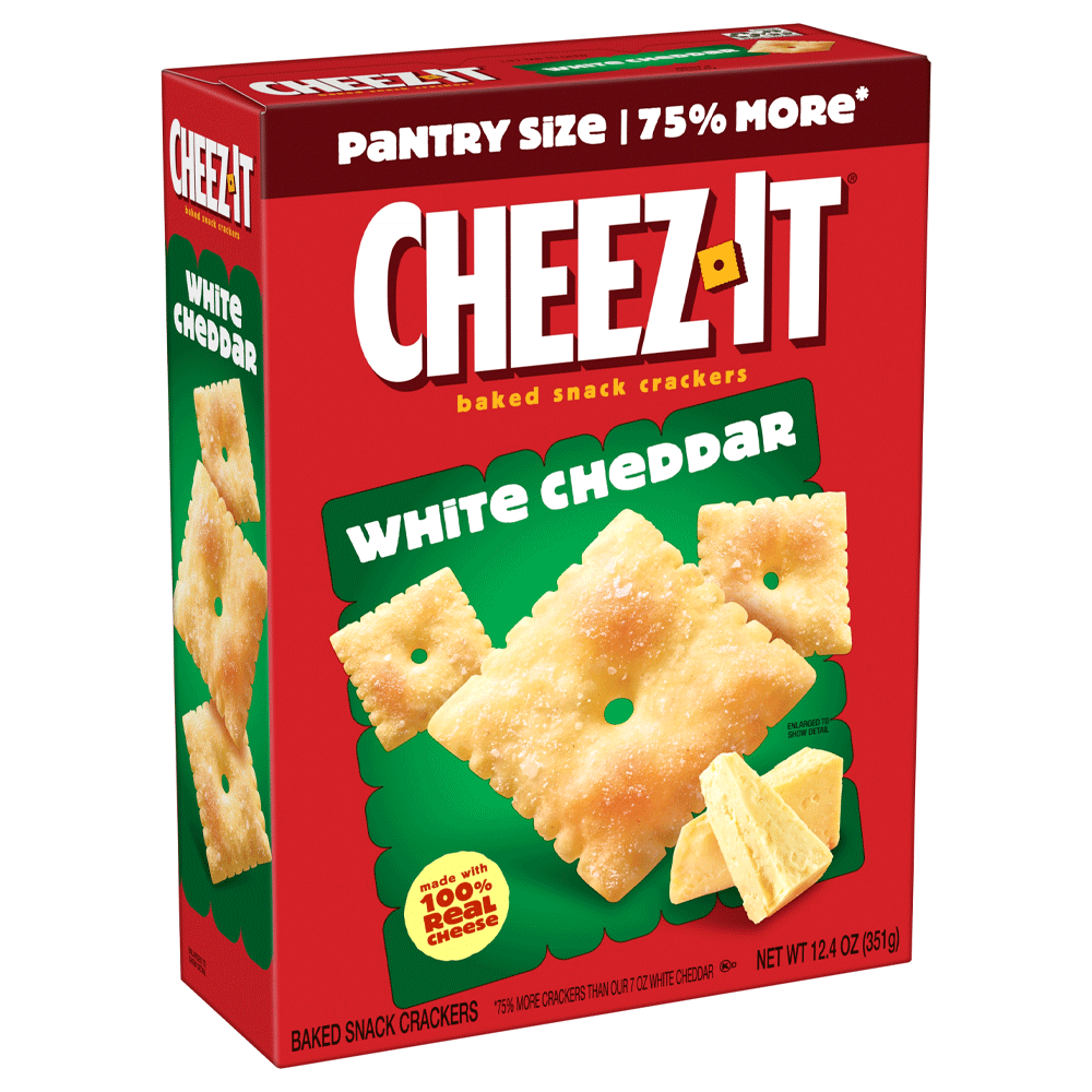 Cheez It White Cheddar Snack Crackers 351g – Springs