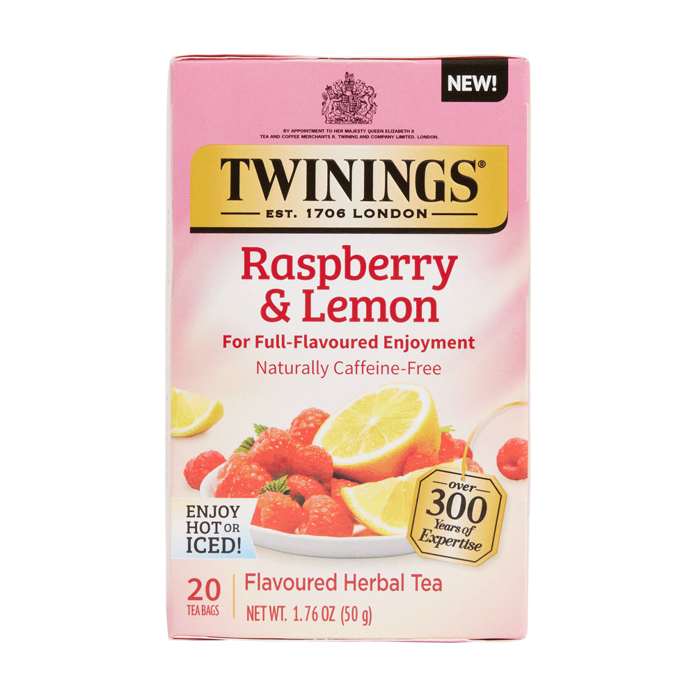 Twinings Raspberry & Lemon Tea Bags 20s – Springs