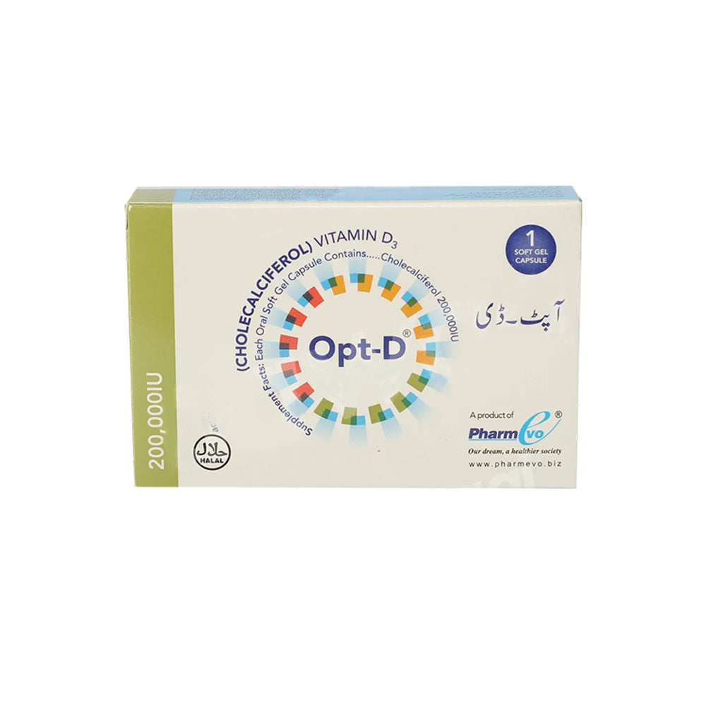 OPT-D 200000IU CAP 1s BOX – Springs Stores (Pvt) Ltd