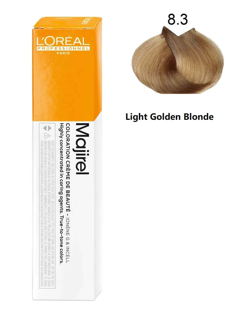Loreal Majirel 8.3 Light Golden Blonde Hair Colour 50ml – Springs ...