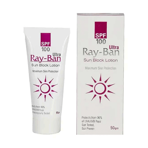Ray-Ban Ultra Sun Block Lotion SPF 100 50g – Springs