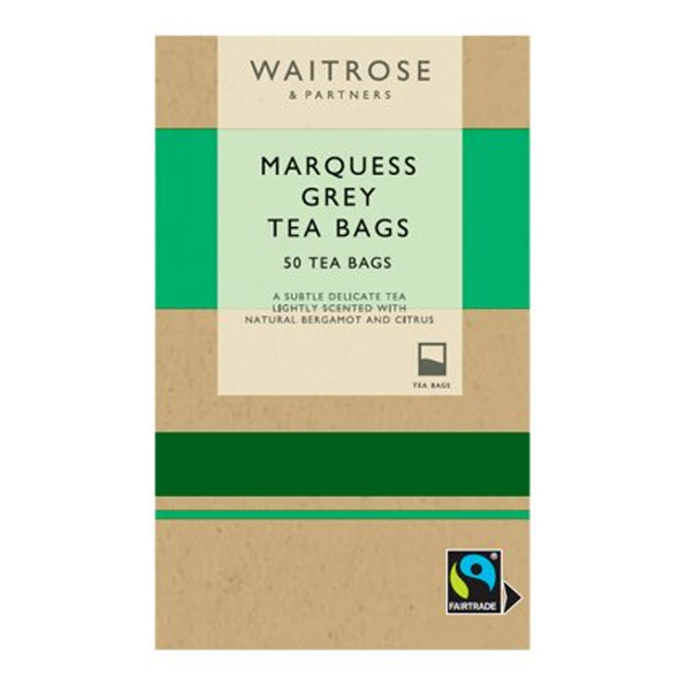 Waitrose Marquess Grey Tea Bags 50s 125g – Springs