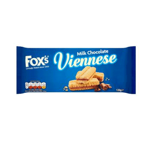 Fox's Viennese Milk Chocolate Biscuits 120g – Springs