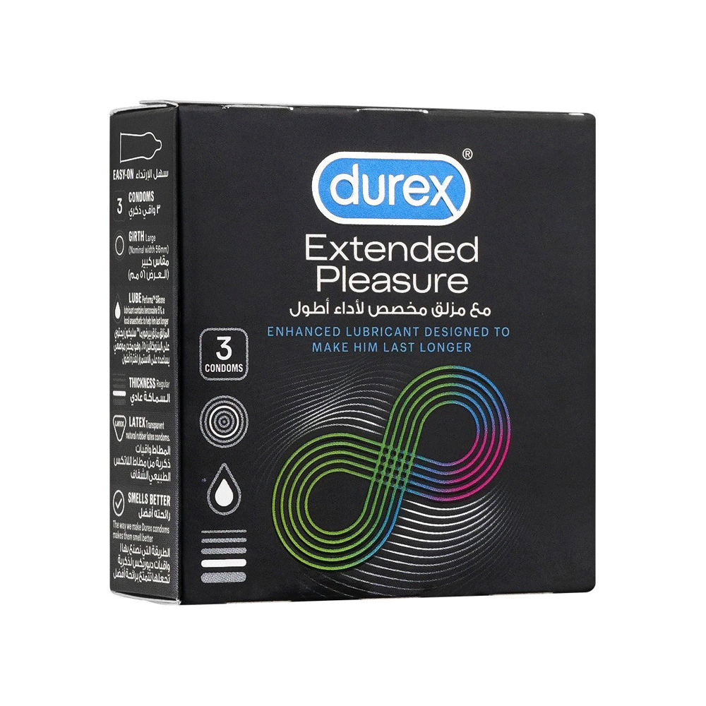 Durex Extended Pleasure Condom 3s – Springs Stores (Pvt) Ltd