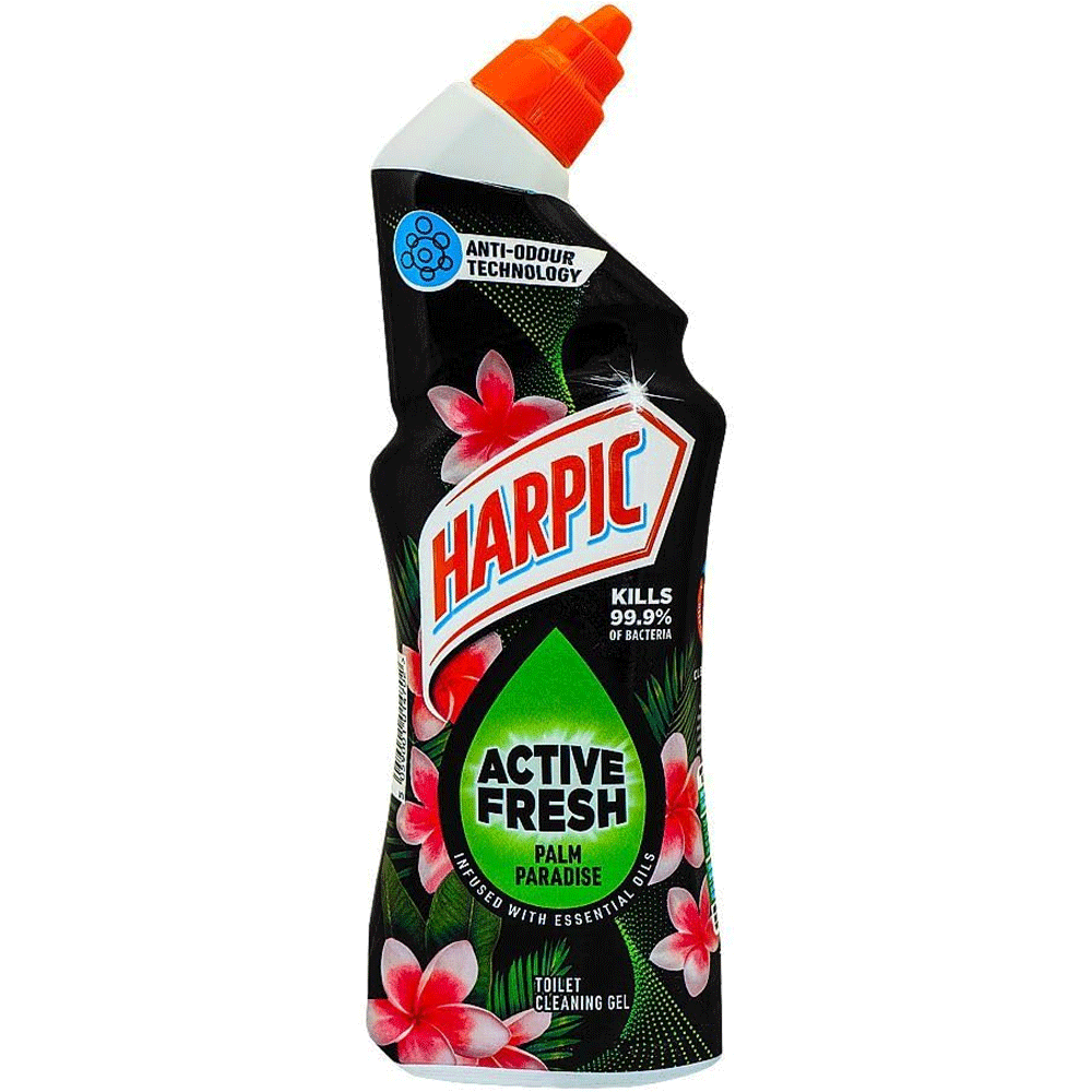 Harpic Active Fresh Palm Paradise Toilet Clesning Gel 750ml – Springs