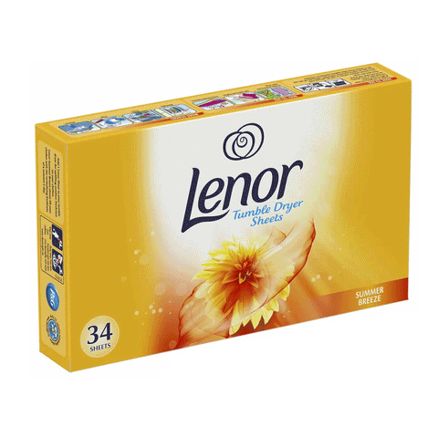 Lenor Tumble Dryer Sheets Summer Breeze 34pcs – Springs