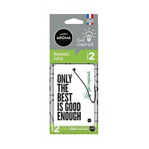 Aroma Car Get Inspired Aromatic Juicy Car Freshener Card 1s – Springs ...