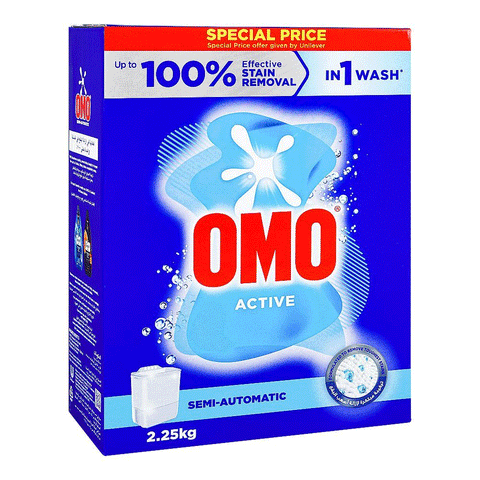 Omo Semi-Automatic Washing Powder 2.25kg – Springs