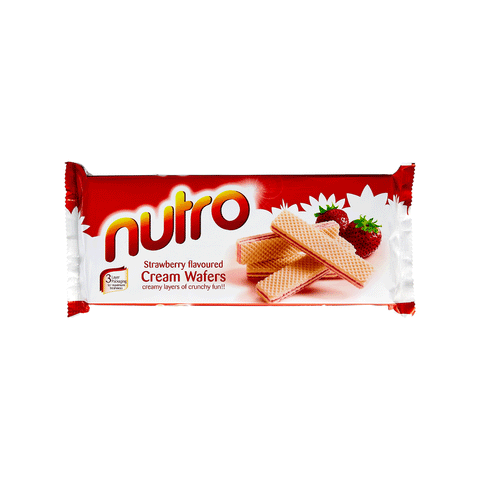 Nutro Strawberry Flavoured Cream Wafers 150g – Springs