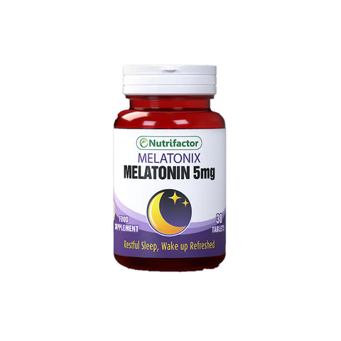 Nutrifactor Melatonix Melatonin 5mg 30 Tablets – Springs