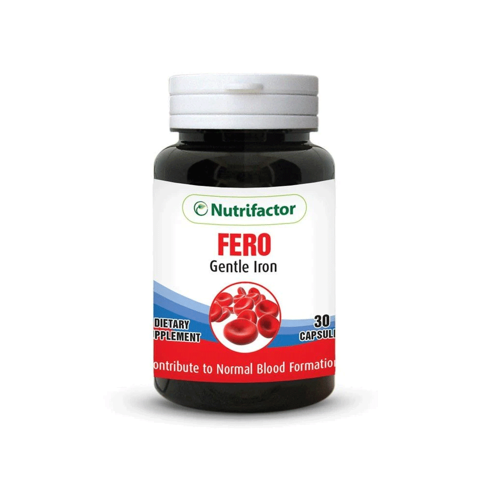 Nutrifactor Fero Gentle Iron 30 Capsules – Springs Stores (Pvt) Ltd
