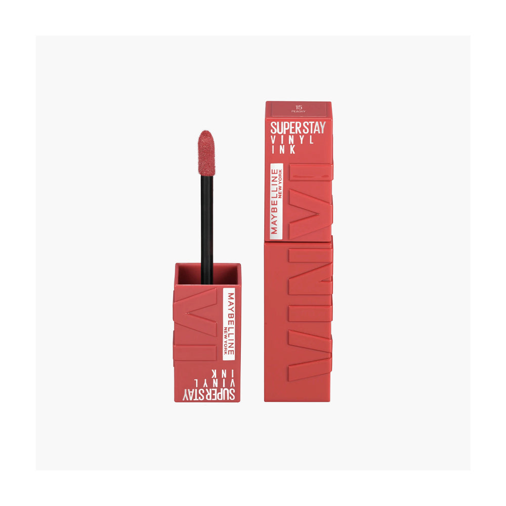 Maybelline Super Stay Vinyl Ink 15 Peachy 4.2ml – Springs Stores (Pvt) Ltd