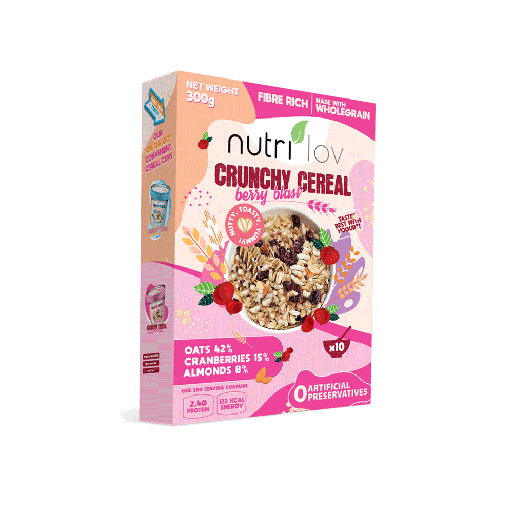 Nutri lov Crunchy Cereal Berry Blast 300g – Springs Stores (Pvt) Ltd