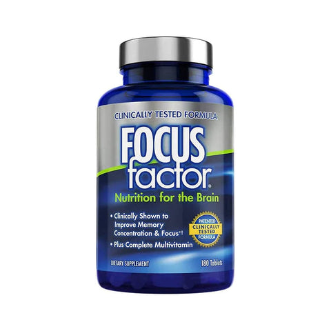 Focus Factor Brain Tablets 180s – Springs Stores (Pvt) Ltd
