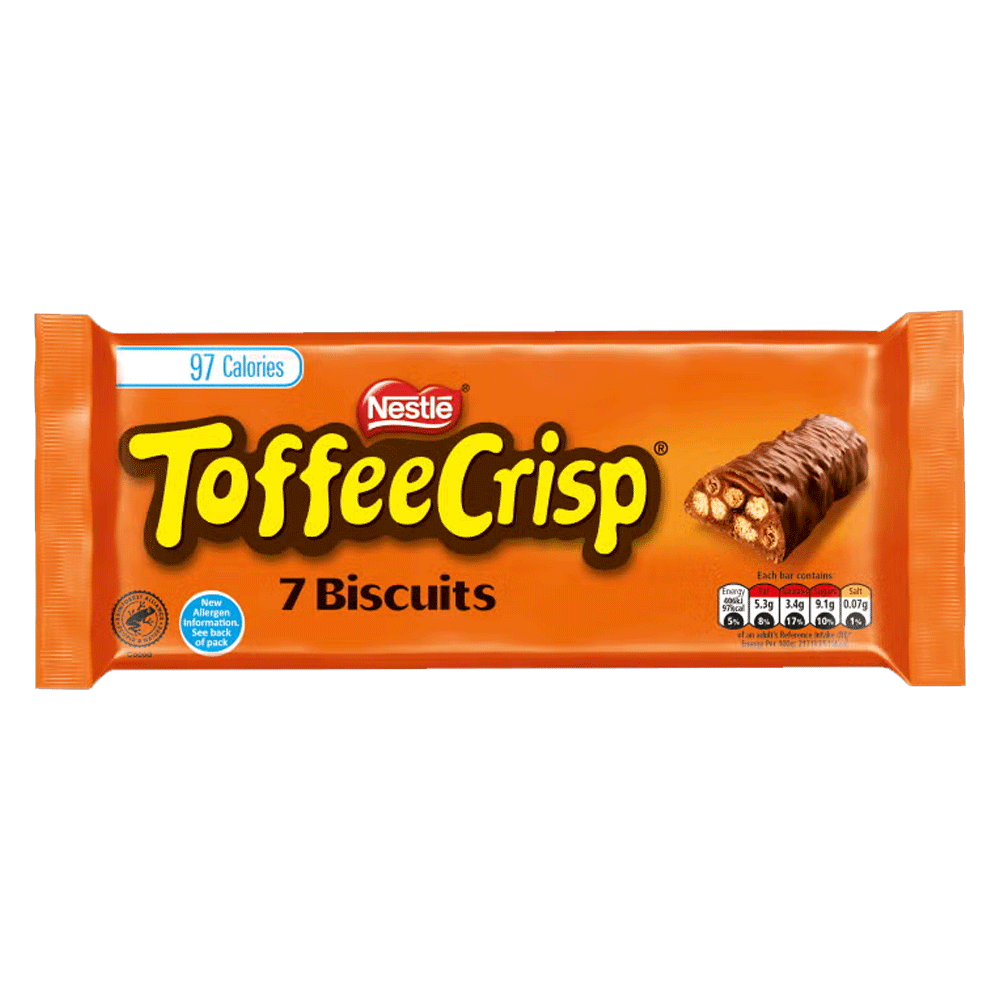 Nestle Toffee Crisp Milk Chocolate Biscuit 7s – Springs
