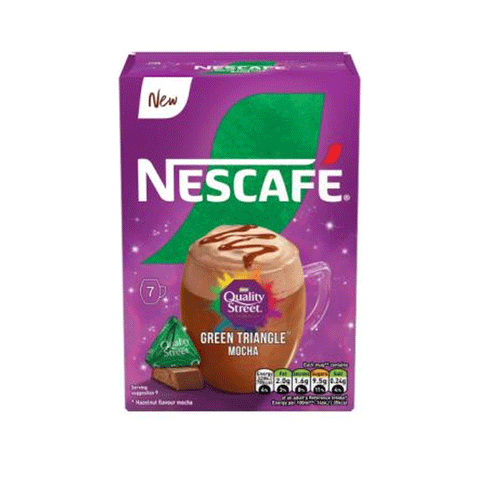 Nescafe Coffee Quality Street Green Triangle Mocha 7s – Springs