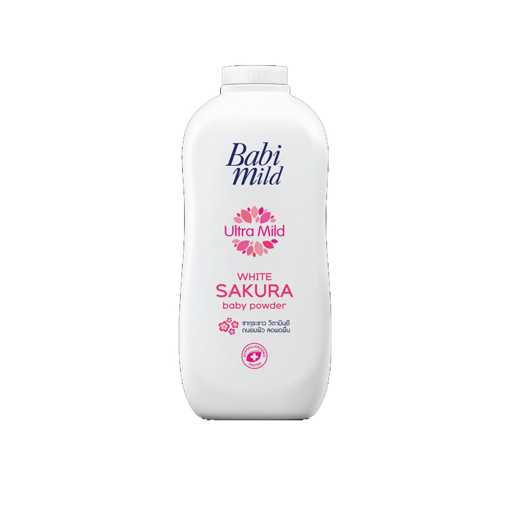 Babi Mild Ultra Mild White Sakura Baby Powder 350g – Springs Stores ...