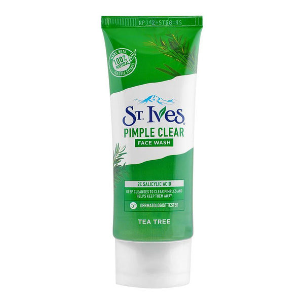 St. Ives Pimple Clear Face Wash Tea Tree 100g Springs