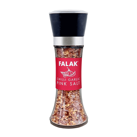 Falak Chilli Garlic Pink Salt 150g – Springs