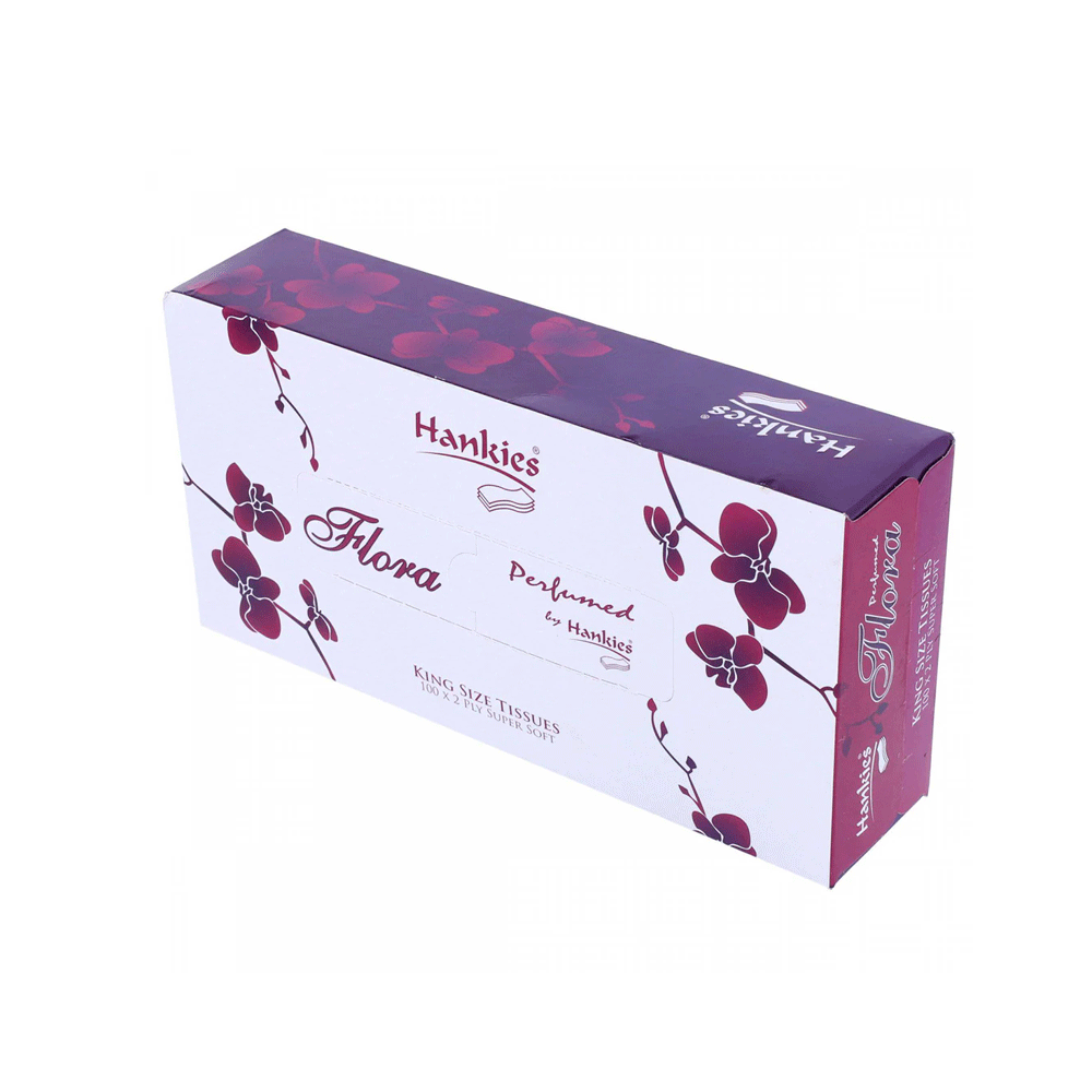 Hankies Flora Tissues 100x2ply – Springs