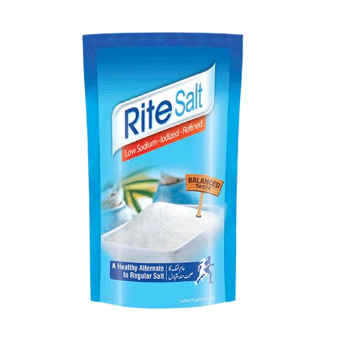 Rite Salt Low Sodium Iodized Salt 500g – Springs