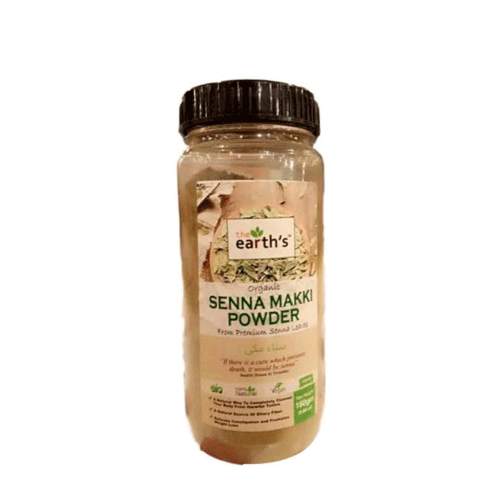 The Earth S Organic Senna Makki Powder 160g Springs