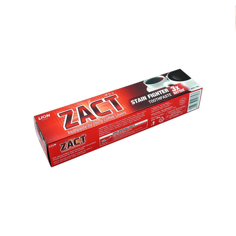 Zact Stain Fighter Toothpaste 190g – Springs