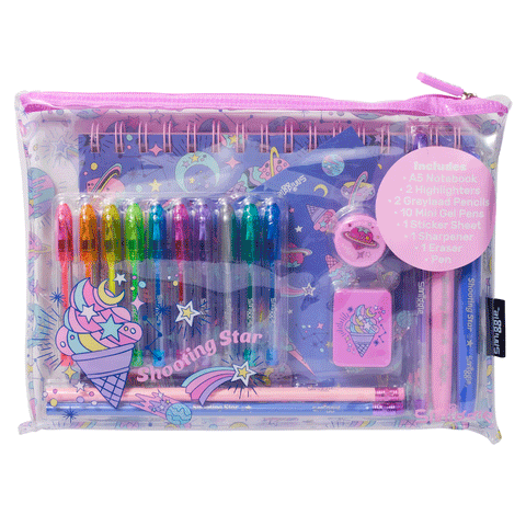 Smiggle Kit Essentials Pink A5 Set – Springs