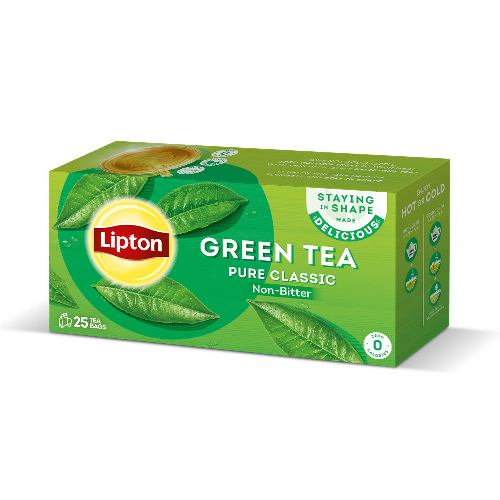 Lipton Green Tea Pure Classic Tea Bags 25s – Springs Stores (Pvt) Ltd