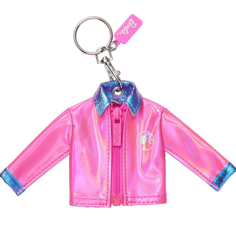Smiggle Keyring Mini Barbie Jacket Pink – Springs