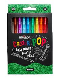 Smiggle Colour Pop Ball Point Scented Pens 10s – Springs Stores (Pvt) Ltd